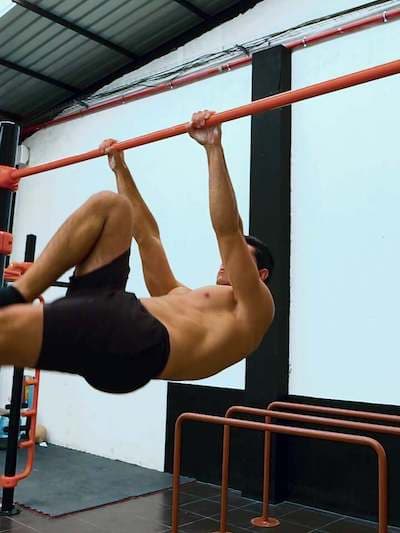 Single leg front lever - Exercise level intermediate